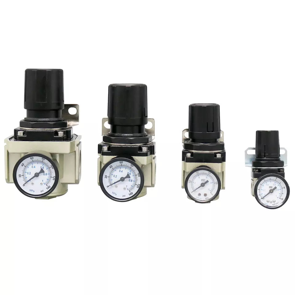 HAK Pneumatic Pressure Regulator with Gauge (5~125 PSI) – H.A.K. Fluid ...