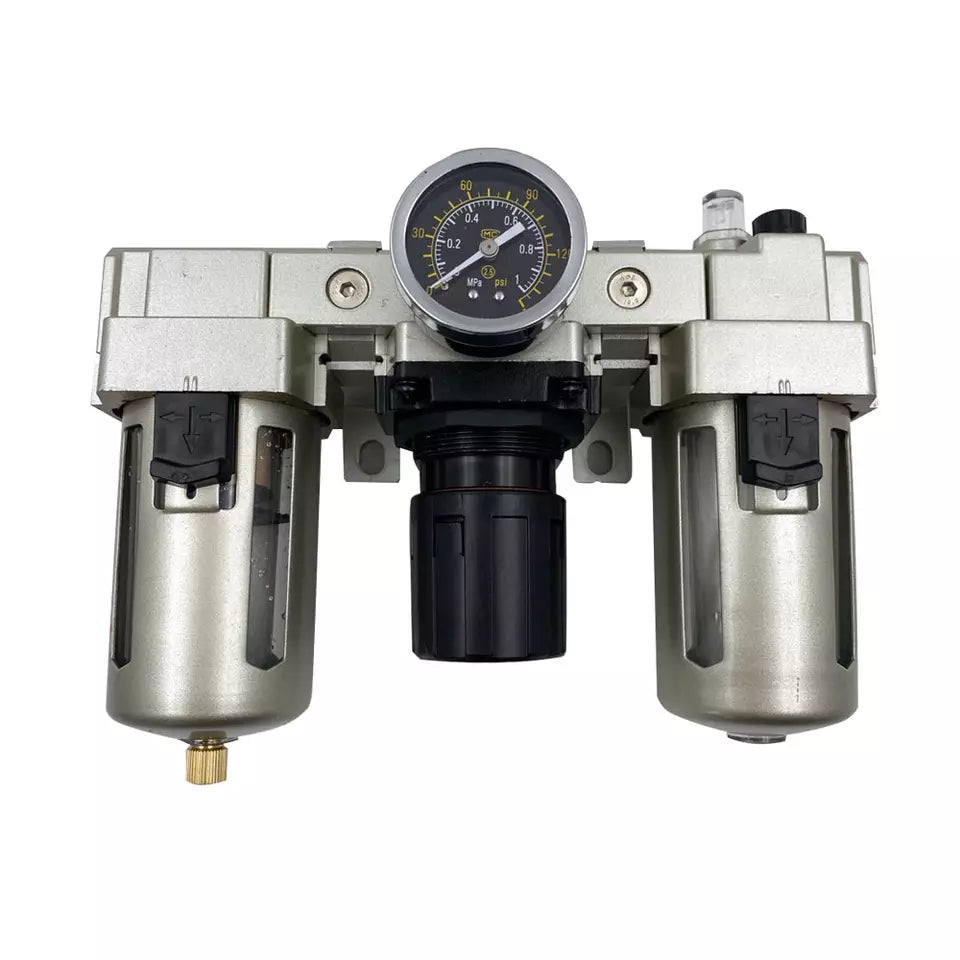 HAK Pneumatic 3 PC Filter Regulator Lubricator Combination FRL Unit 1 ...