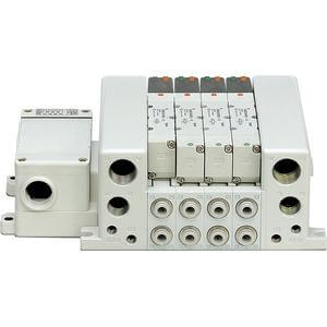 VV5QC11-T, 1000 Series, Base Mounted Manifold, Plug-in, Terminal Block ...