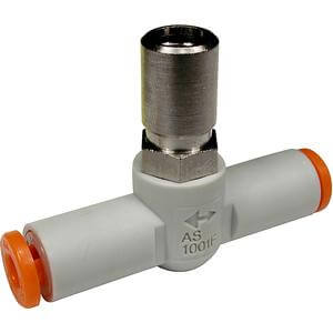 AS*1F-T, Speed Controller, In-line, One-touch Fitting, Tamper Proof ...