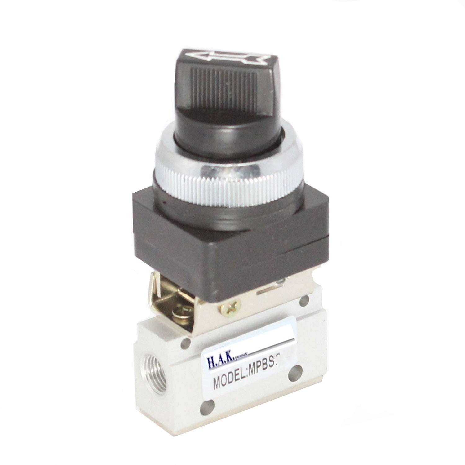 HAK pneumatic (3 Way / 2 Port / 2 Position) mechanical valve with Smal ...