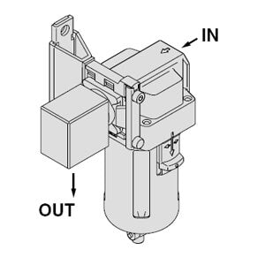 E300P/400P, L-Shaped Piping Adapter – HAK Fluid Power Equipment LTD