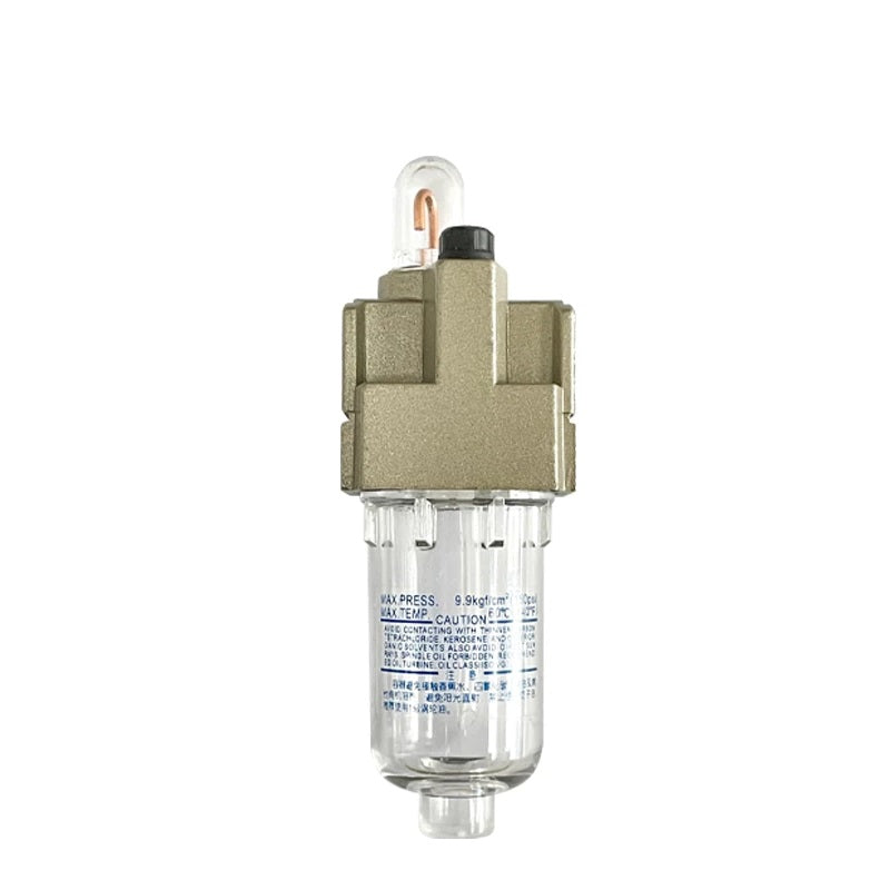 HAK Pneumatic Lubricator 1/8" NPT (Inlets/Outlets), 5-125 PSI, Air Pre ...