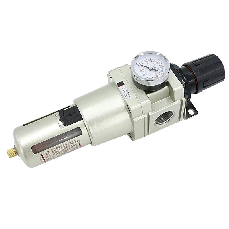 HAK Pneumatic Filter-Regulator 1" NPT (Inlets/Outlets), 5-125 PSI Adju ...
